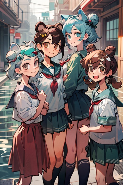 4 girls 3 — Yodayo