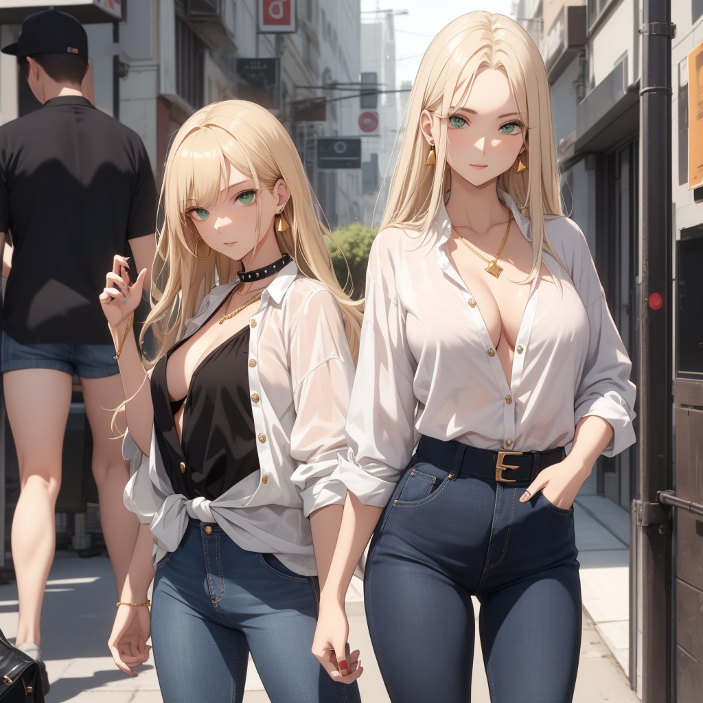 Mom and daughter — Yodayo