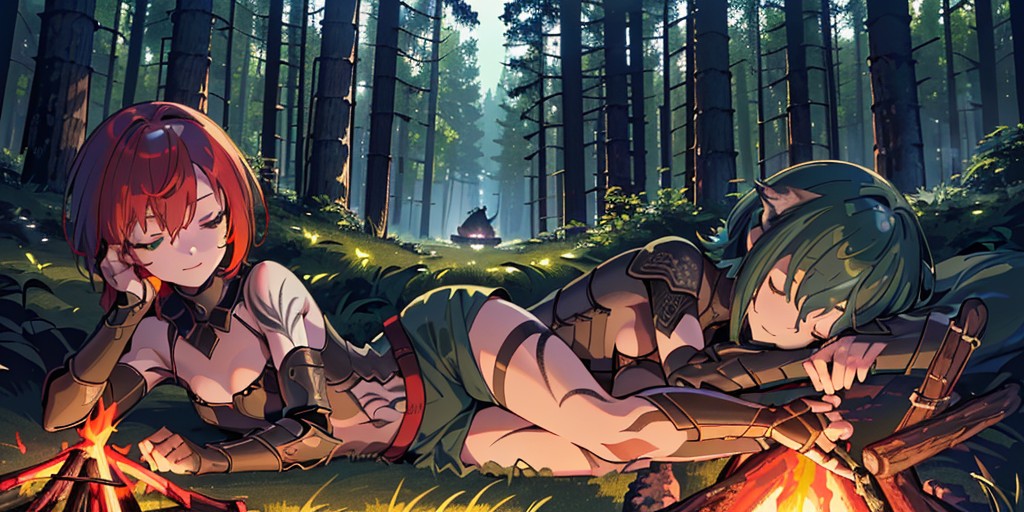 Slepping by fire — Yodayo