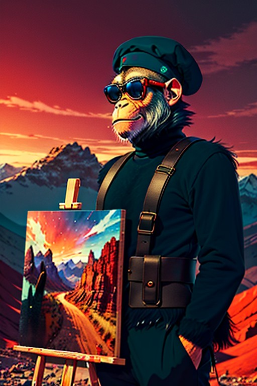 Martian Chimp folk-art goes for big bucks on Earth — Yodayo