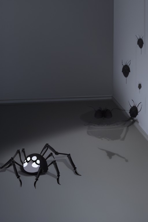 873-Shadow spiders crawling — Yodayo
