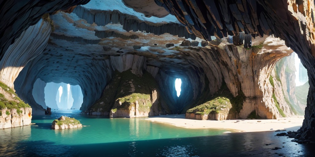 Hidden cave system — Yodayo