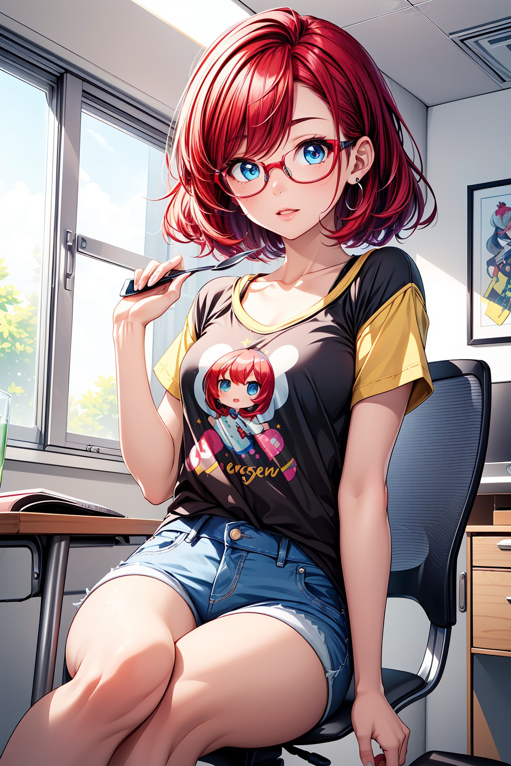 Ruby giving me a moment in her day #1 — Yodayo