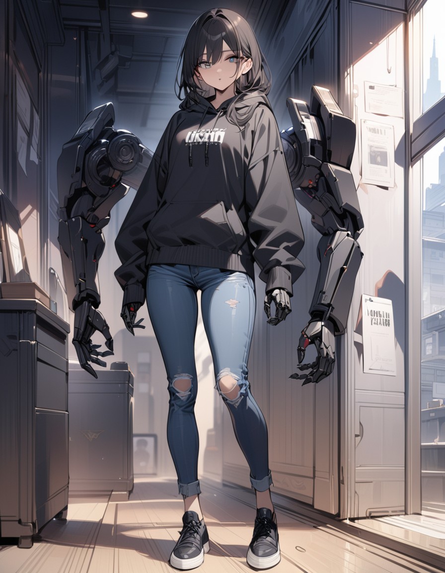 Mech Boxing Arms v1 — Yodayo