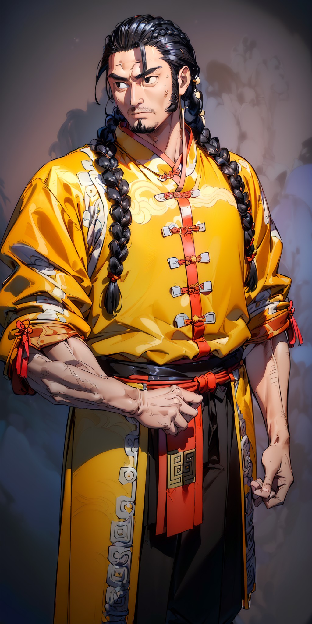 Liushi The Martial Artist From Kano Enhanced — Yodayo