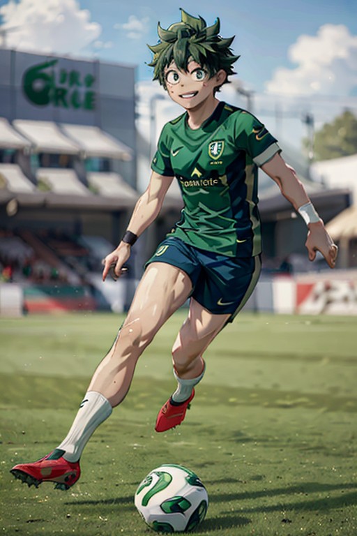 Pro Soccer Player Deku — Yodayo