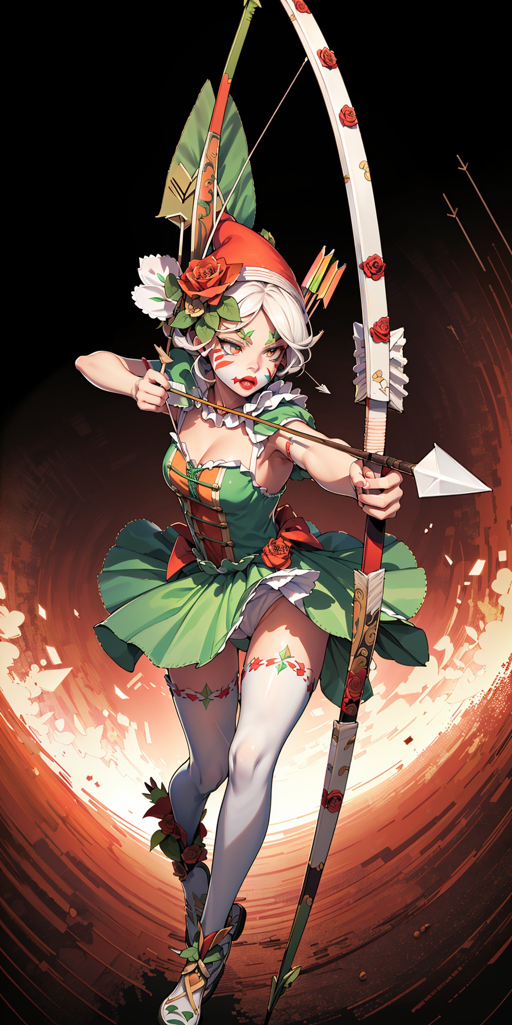 The Thorn Archer And Her Sharp Tip Arrows That Hit Like Roses — Yodayo