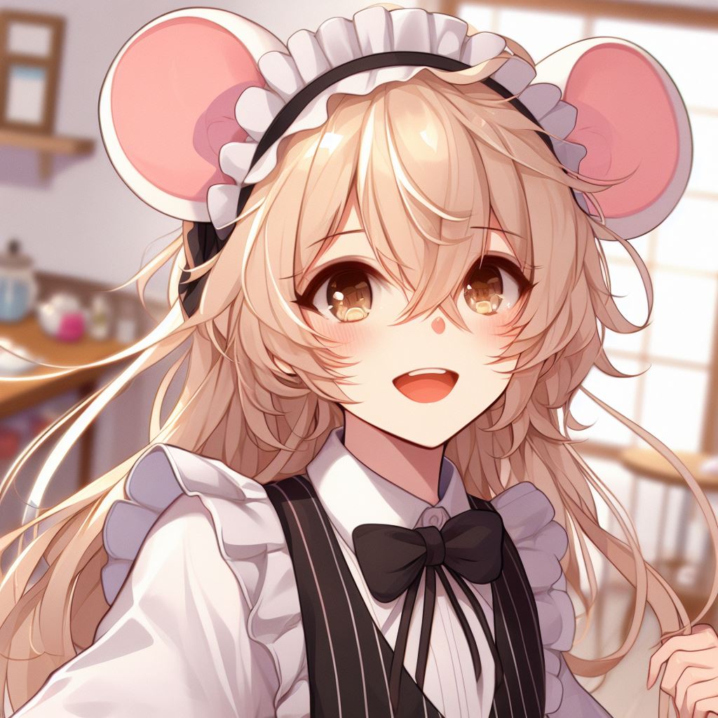 Femboy mouse maid — Yodayo
