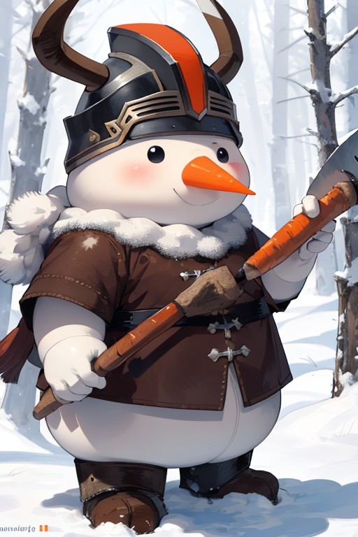 Viking snowman — Yodayo