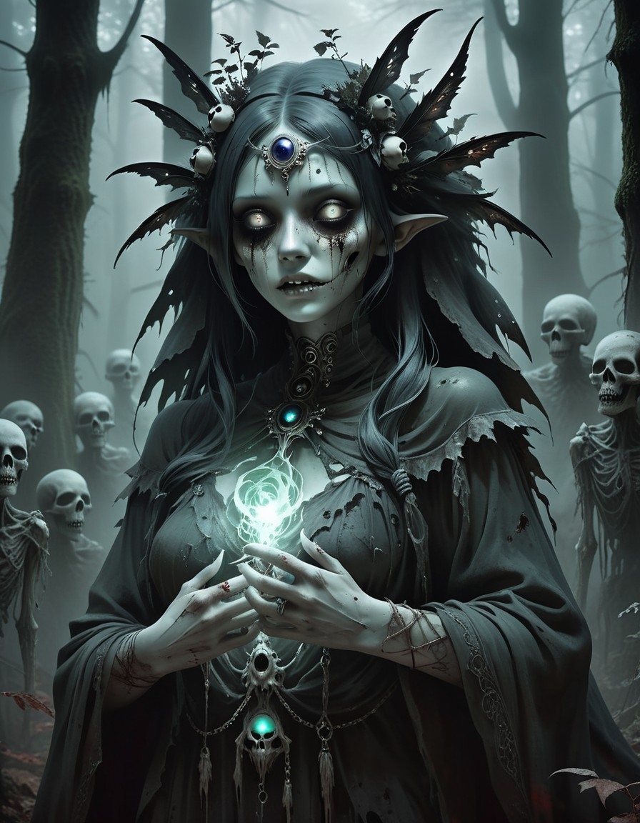 undead fairy (3pics) #creepyWednesday — Yodayo