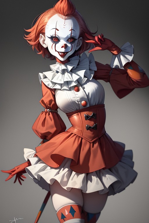 Female Pennywise the clown from It — Yodayo