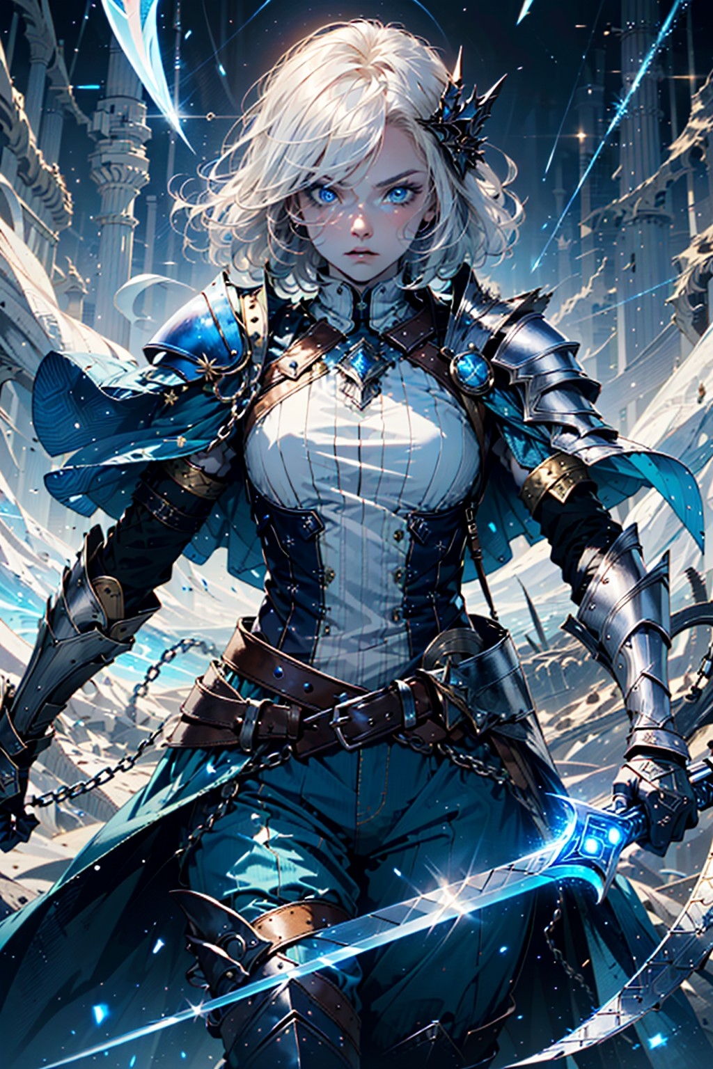 Adhilde Eightlocke, The Arcane Knight (oc) — Yodayo