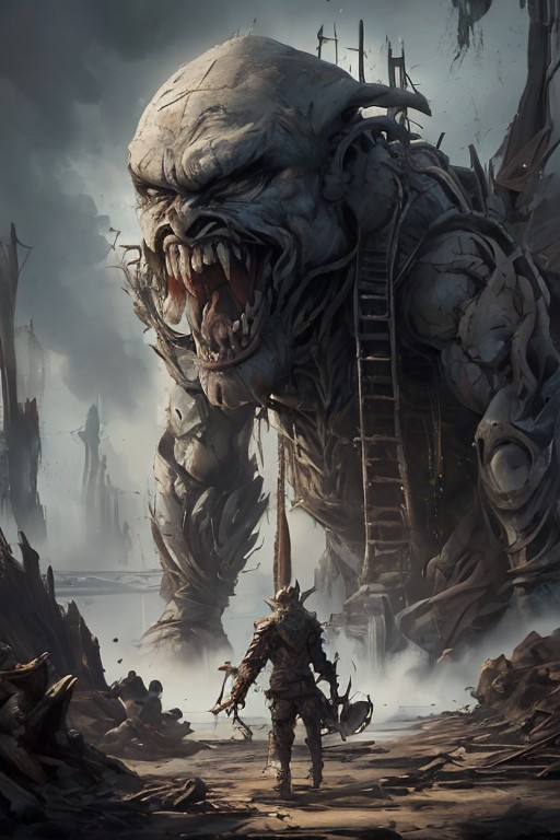 1069-Mountain giant corpse — Yodayo