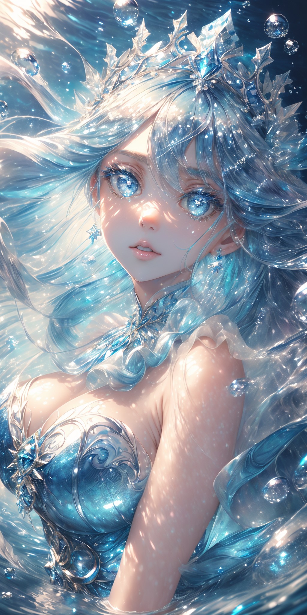 Blue Water Bubble — Yodayo