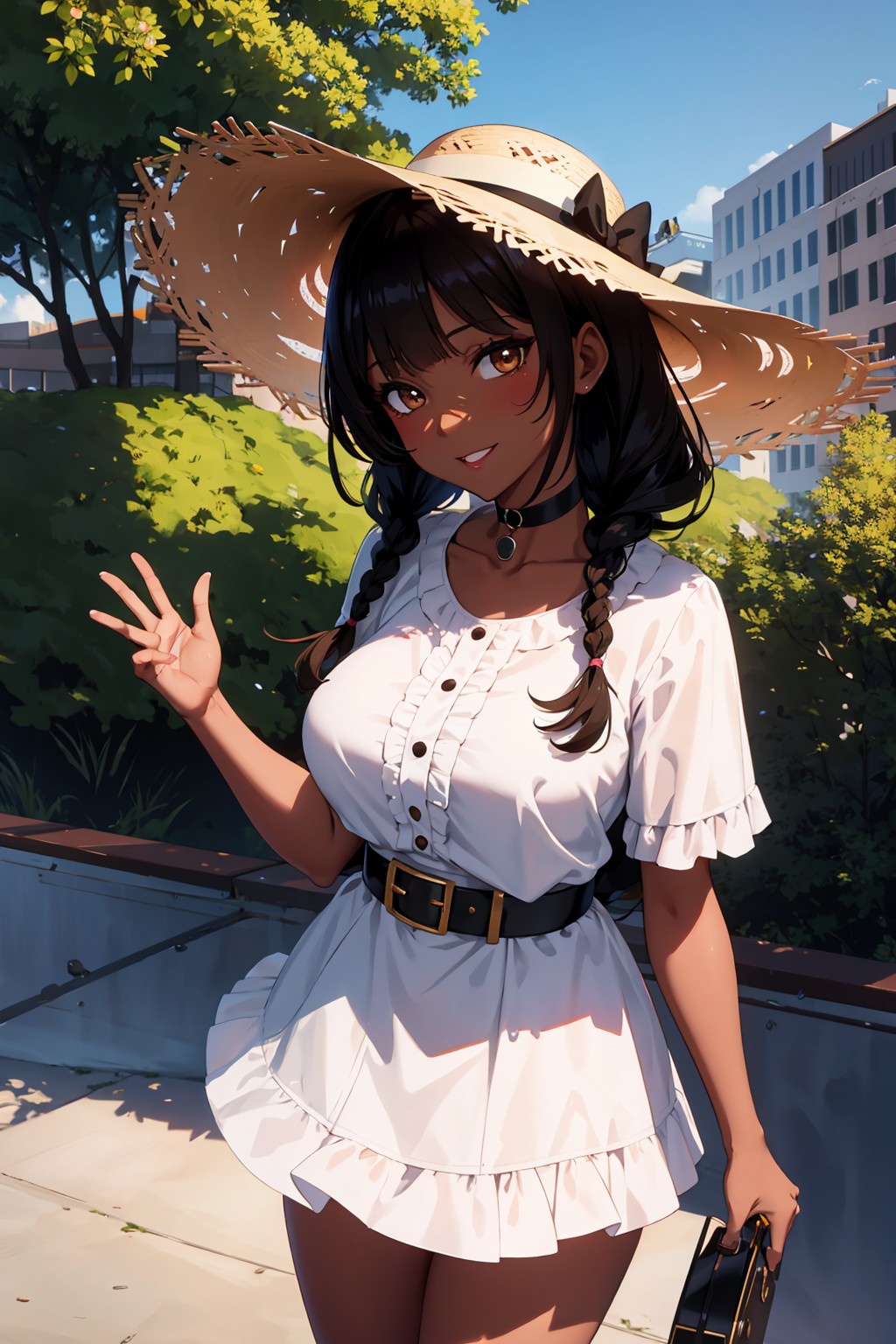 "Hello, Ij! I'm Leticia, pleased to meet you". — Yodayo