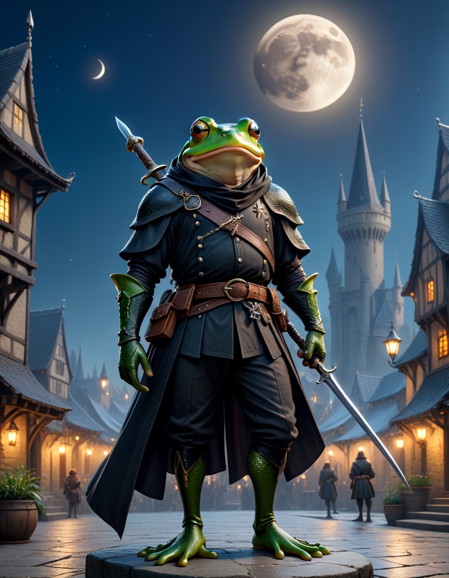 Grung rogue (Baric's challenge) — Yodayo