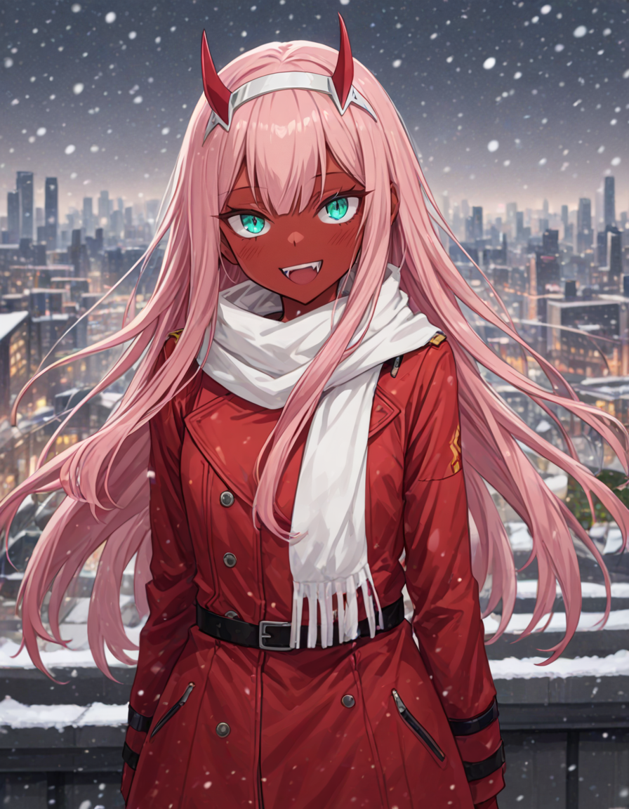 Zero Two - red skin - prompts in description — Yodayo