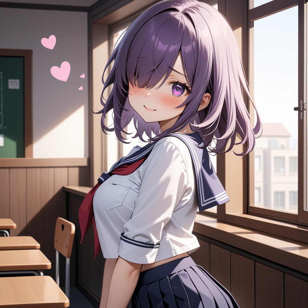 Lily in school uniform!~ (Prime’s 100k challenge | My OC) — Yodayo