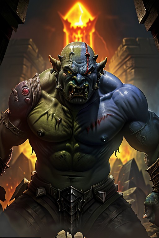 Corrupted Orc for DND — Yodayo