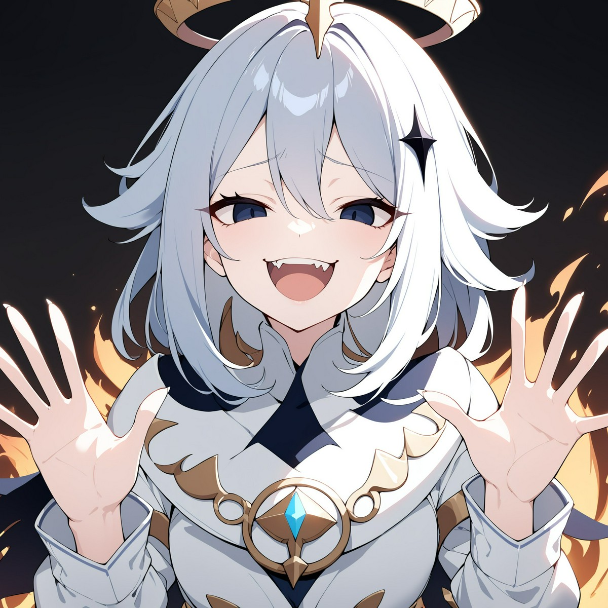 Adult Paimon Gesugao Face — Yodayo