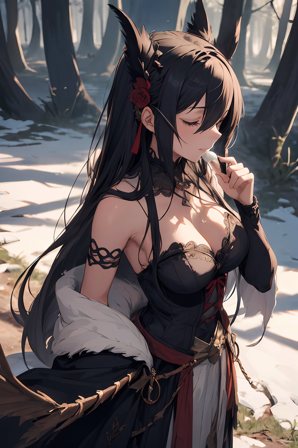 Lady in Black — Yodayo