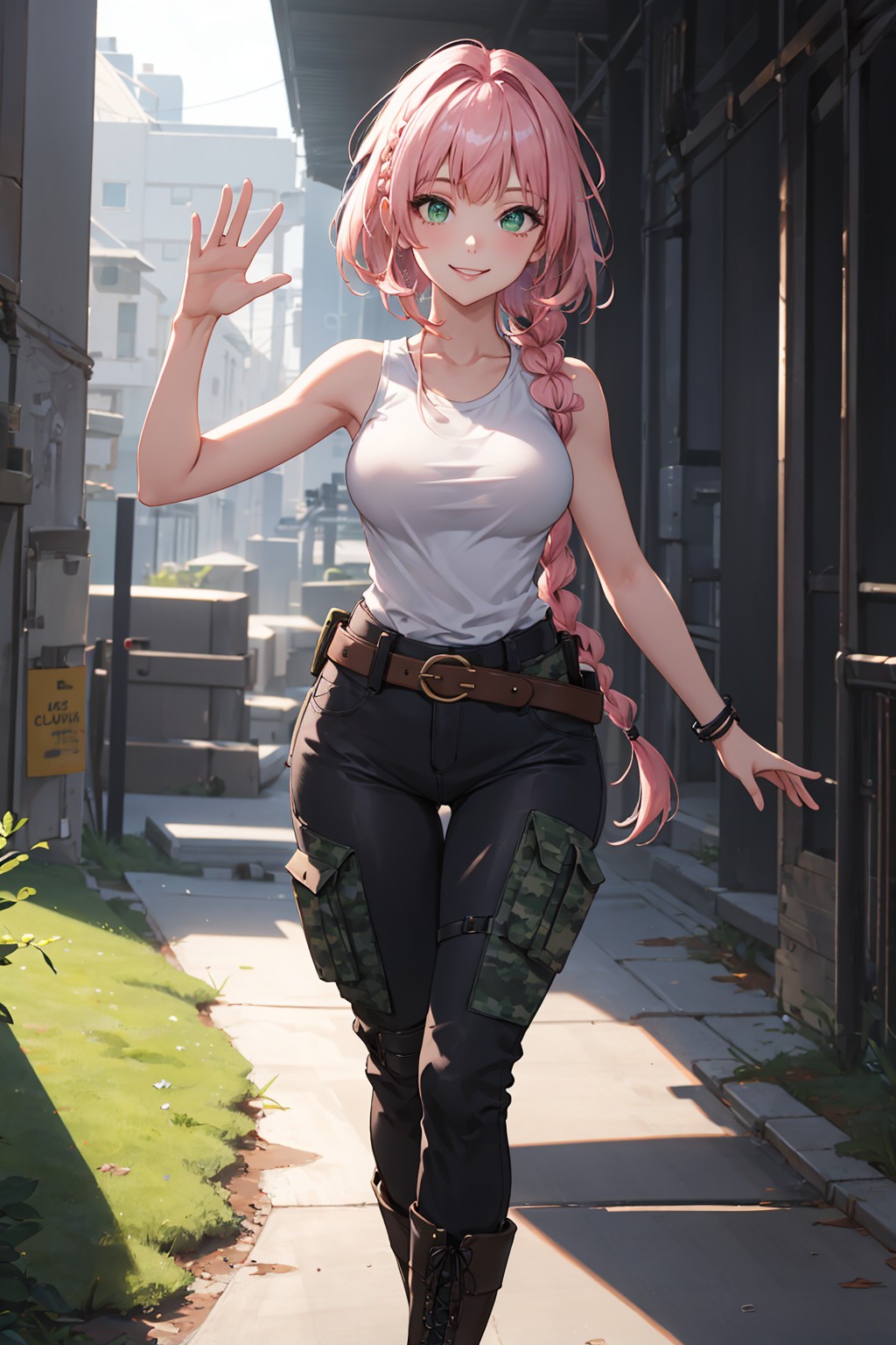 Shimizu Fumiko training to join Poppyseed's Army. — Yodayo