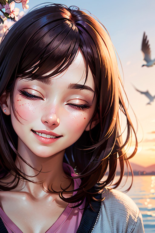 hyper realistic girl — Yodayo