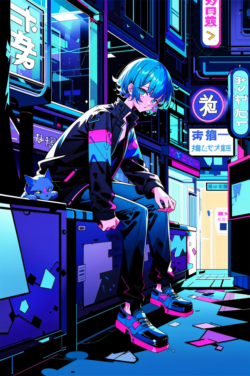 Neon Light - 1 — Yodayo