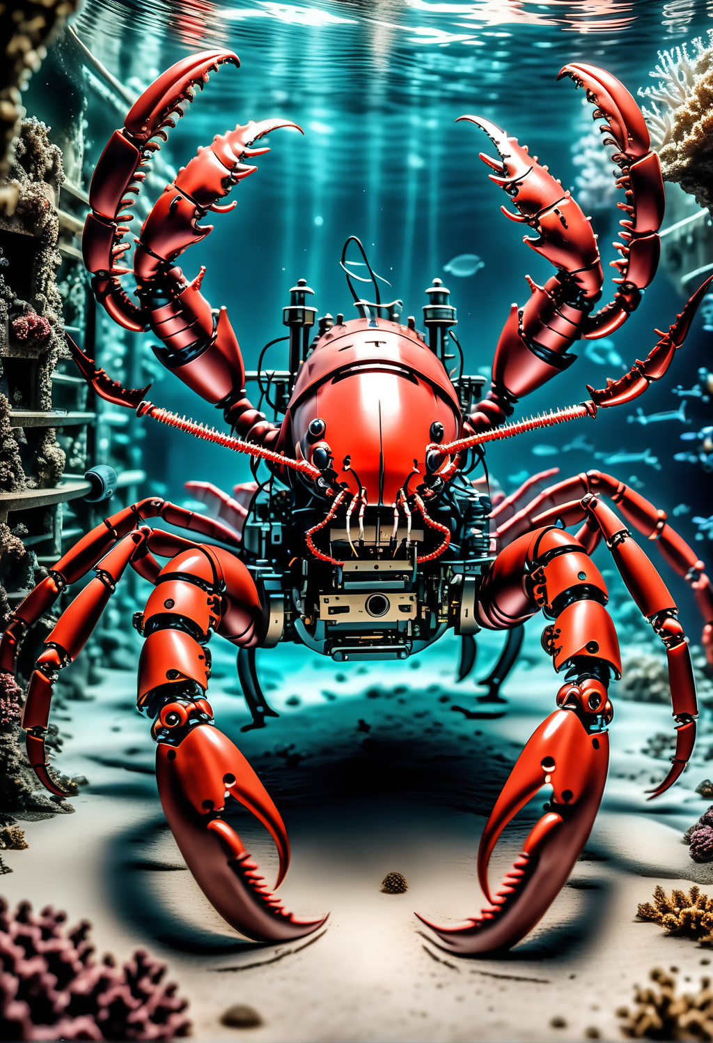 robotic lobster (3pics) — Yodayo