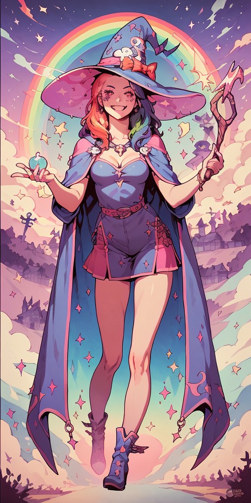 Rainbow Witch — Yodayo