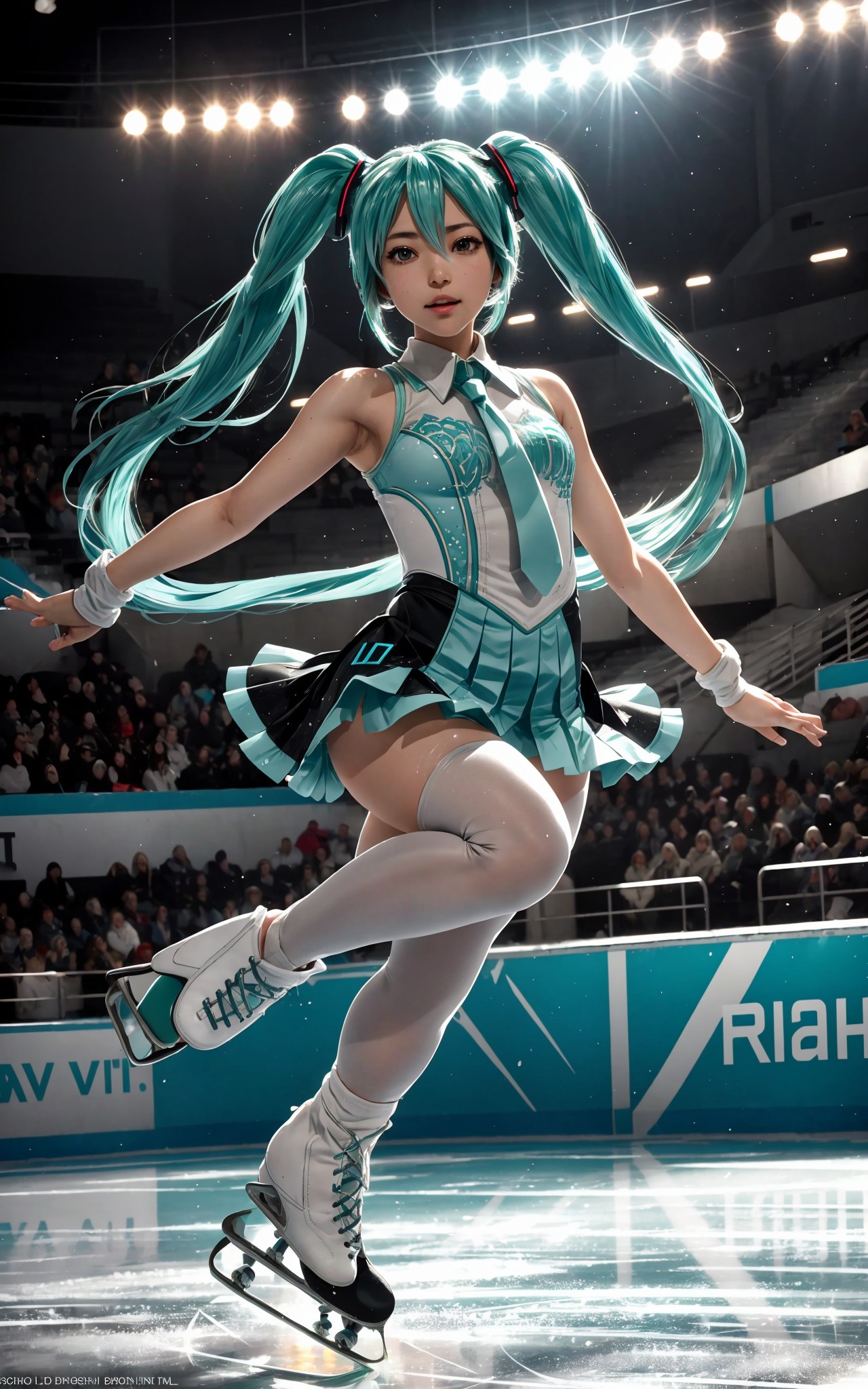 [AQUA'S CHALLENGE] Theme: ice skating | miku's month — Yodayo