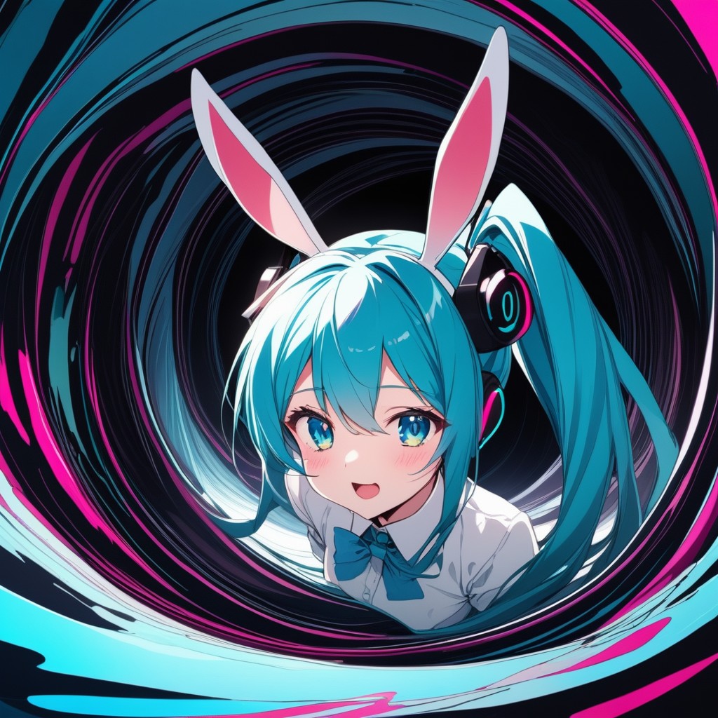 miku sing rabbit hole pure pure — Yodayo