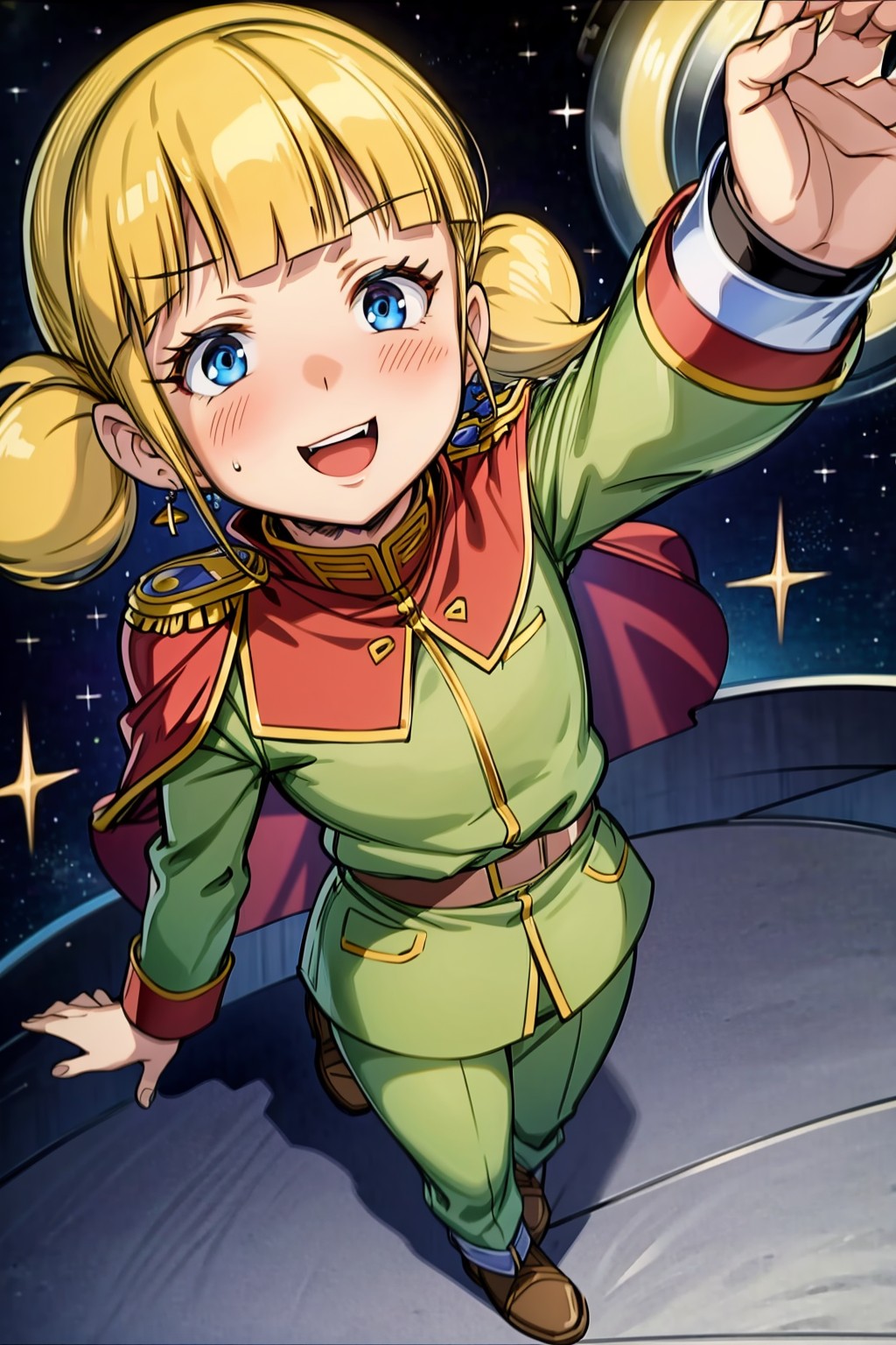 Penny as a Zeon Officer in the Gundam universe — Yodayo