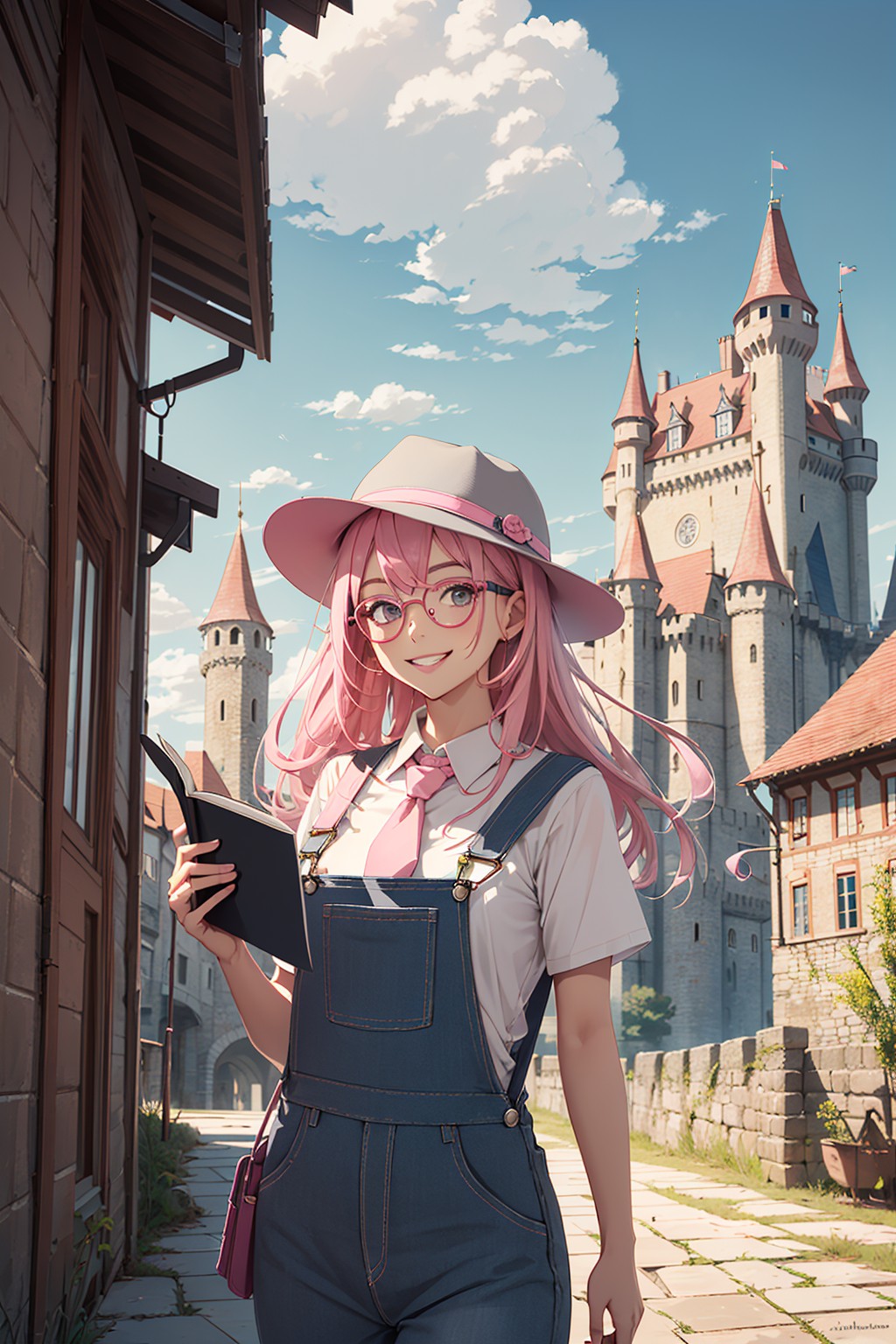 Anno's looking at her book of literally boundless knowledge, and she runs into you! :OOOOOO — Yodayo