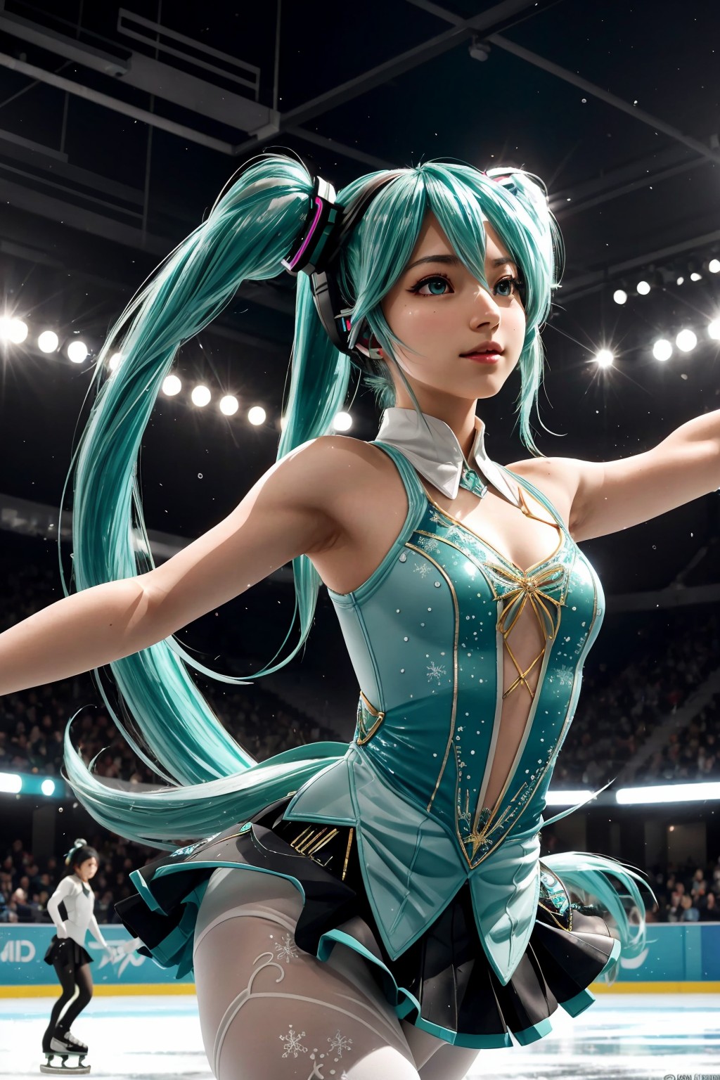 [AQUA'S CHALLENGE] Theme: ice skating | miku's month — Yodayo