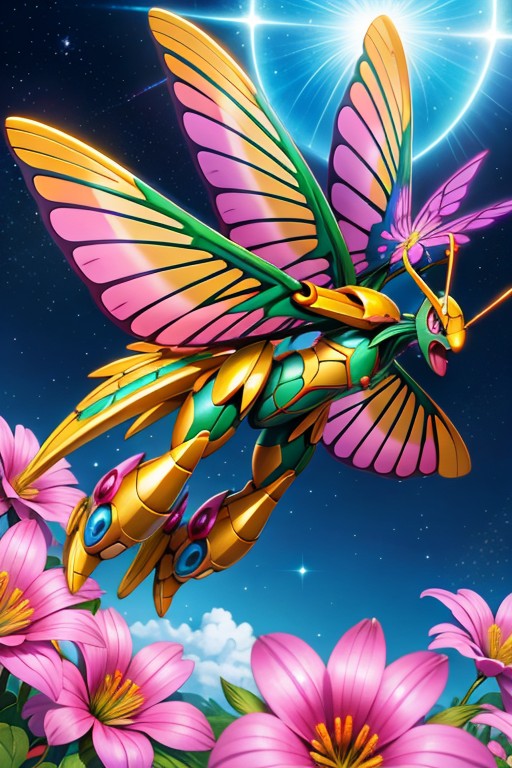 BM-0010b Luminous Flutterwing Evolved Type (4x) — Yodayo