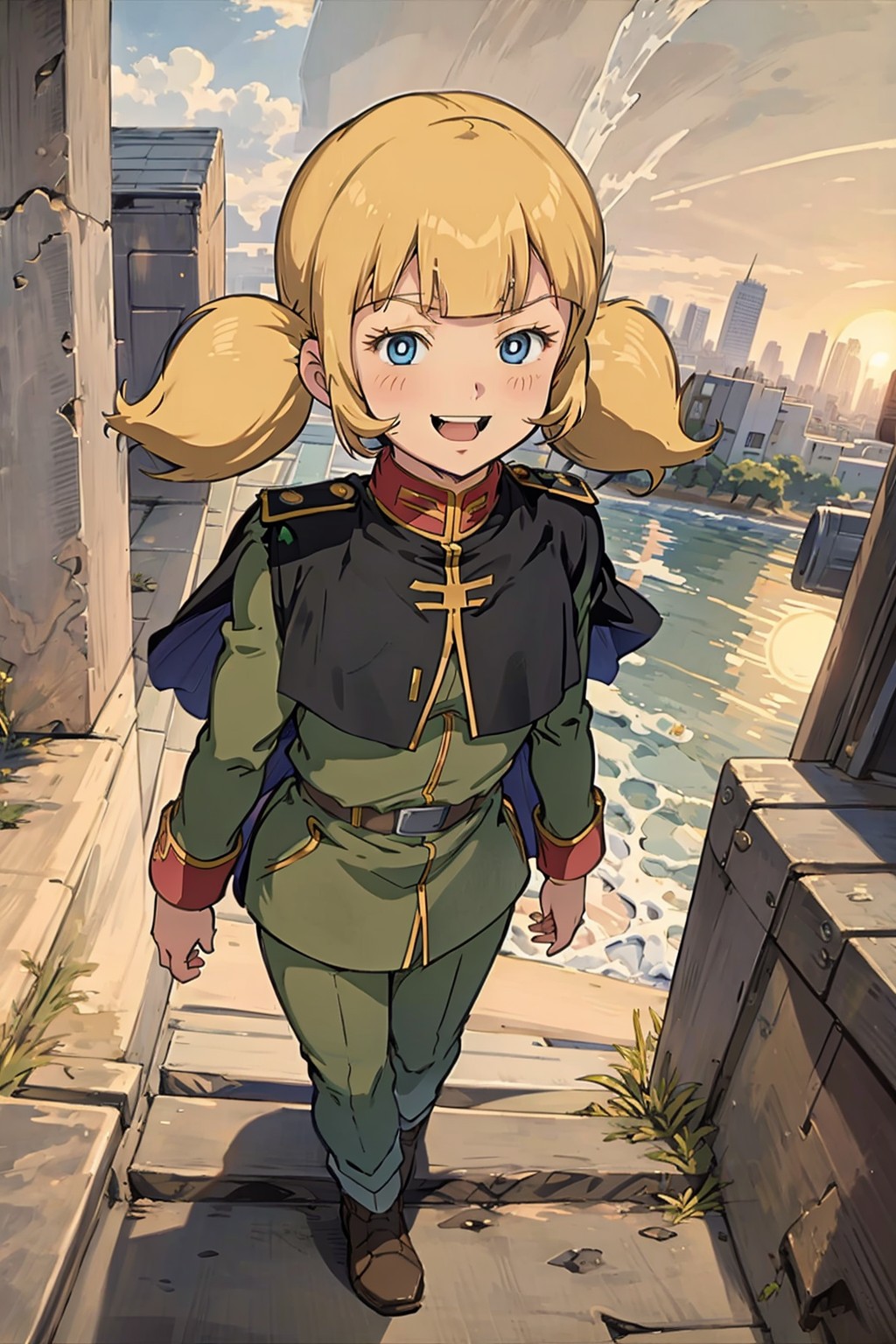 Penny as a Zeon Officer in the Gundam universe — Yodayo