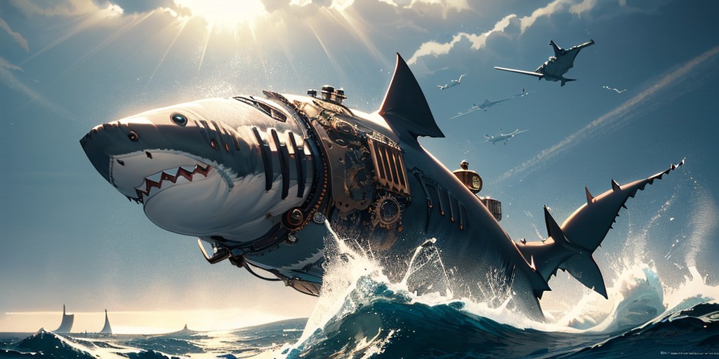 steampunk shark 🦈 — Yodayo