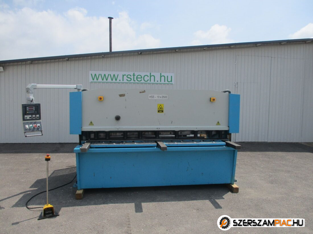 Hidraulikus Gépi lemezolló 2500 x 10 mm táblaolló lemezvágó lemez 2224 ...