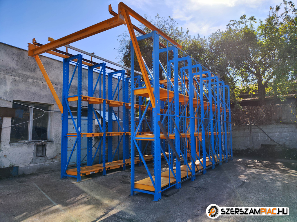 6080 - Stanley Vidmar Stak tárolórendszer, Raklapos állvány, Raklapos ...