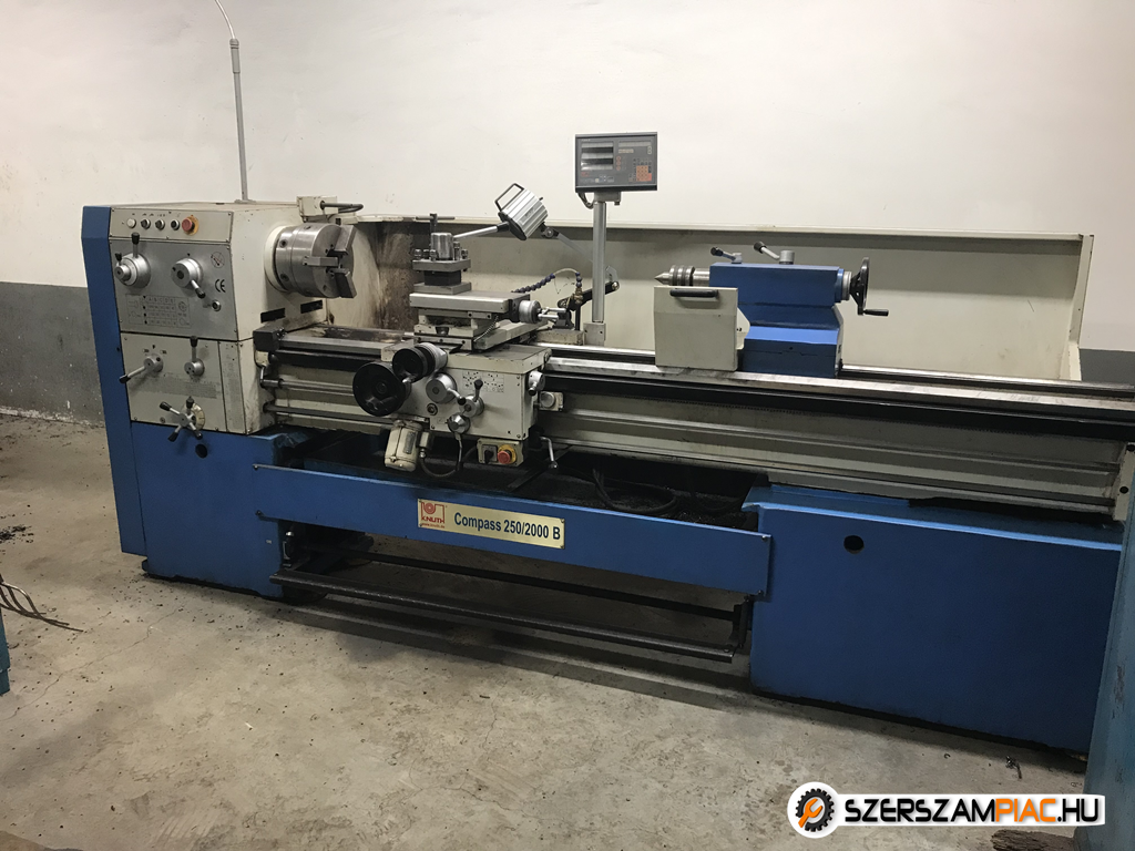 KNUTH Compass 250/2000 Hagyományos esztergapad (Szerszámgép - Eszterga ...