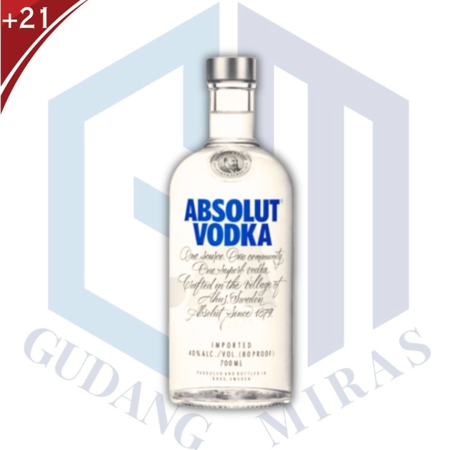 ABSOLUT VODCA ABSOLUTE VODKA ORIGINAL SPIRIT - GUDANG MIRAS INDONESIA ...