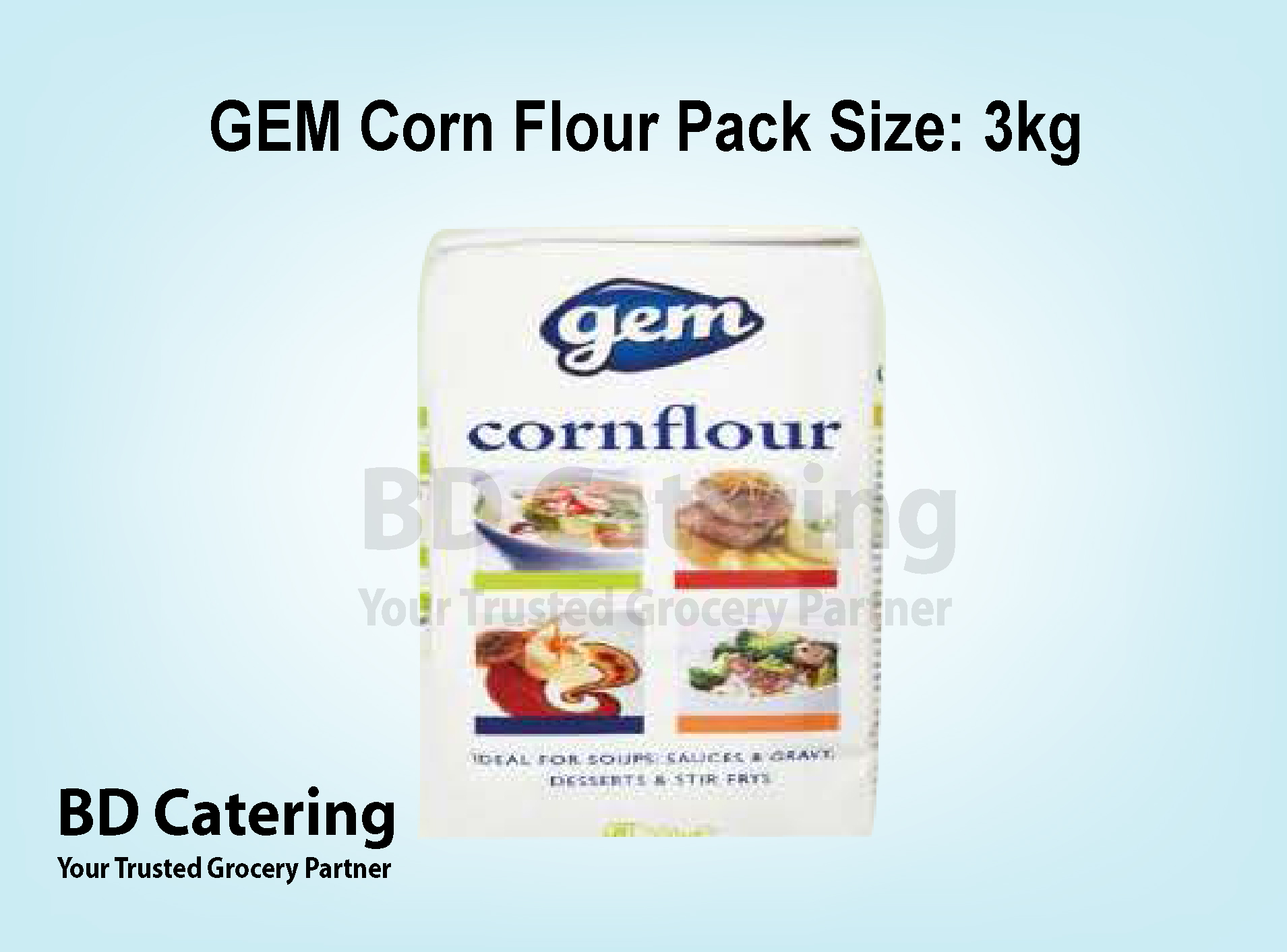 GEM Corn Flour Pack Size: 3kg - BD Sea Food Ltd | Take App