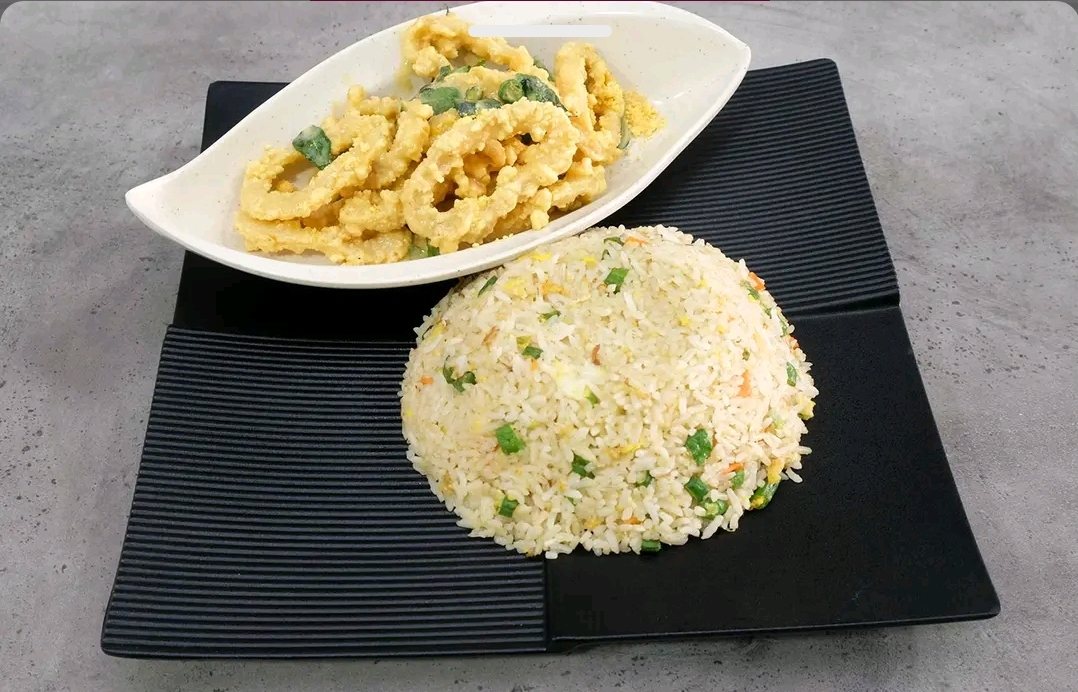 curry salted egg fried rice - MY PASTA WESTERN AND HALALCHINESEFOOD ...