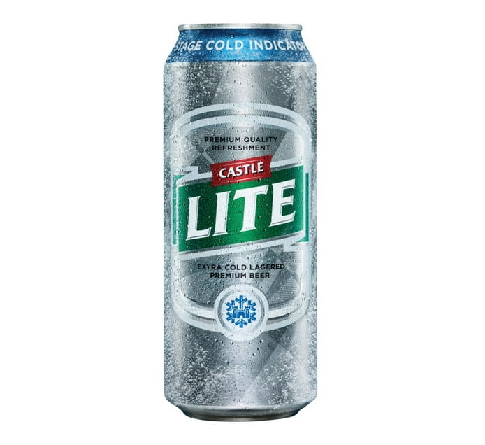 Castle Lite Can 500ml - Nomenti Gas Supplier | Take App