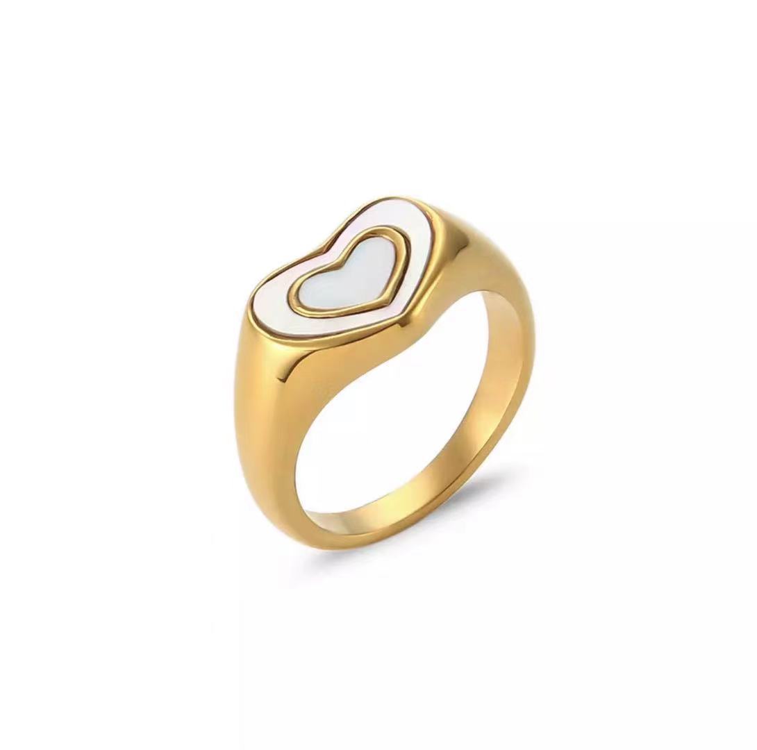 Heart Signet Ring - Coveted Pieces | Take App