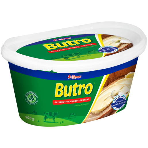 Clover Butro Full Fat Modified Butter Spread 500g EACH - Panorama, Home ...