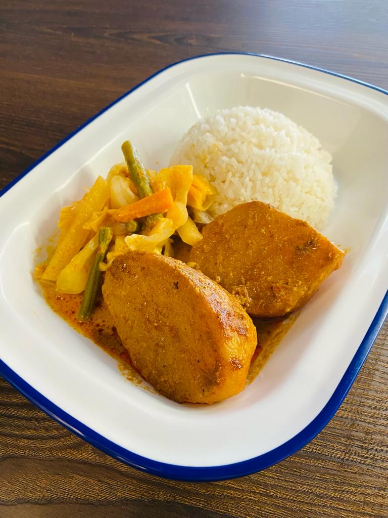Curry Vegetables & Curry Potato Rice Set - Yoon's Social Kitchen by ...