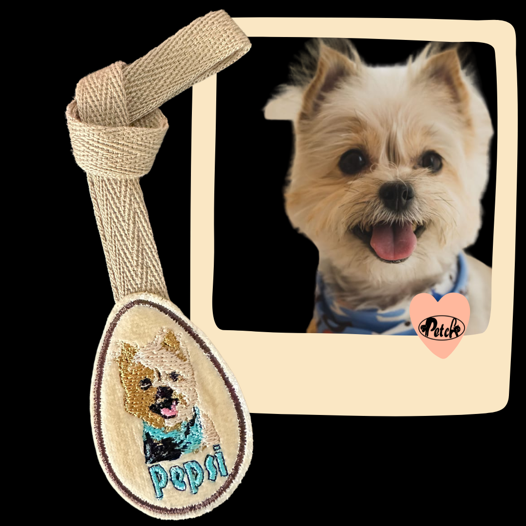 Pet Bag Embroidery Tag - The Petch store | Take App