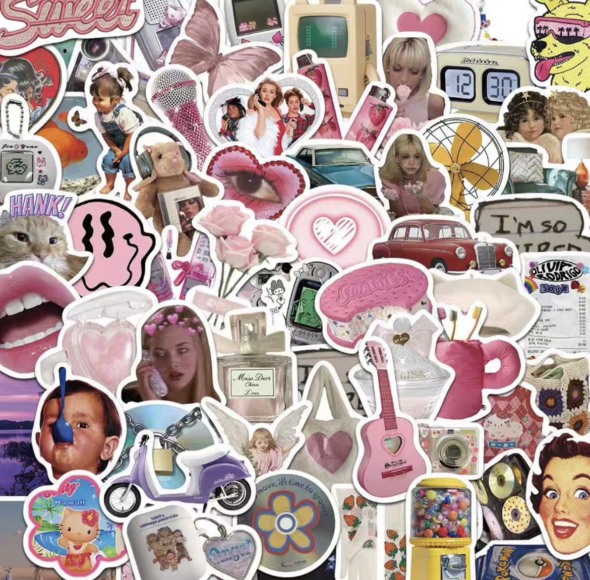 Classic Pink Stickers - SUKI SUPPLY SHOP | Take App